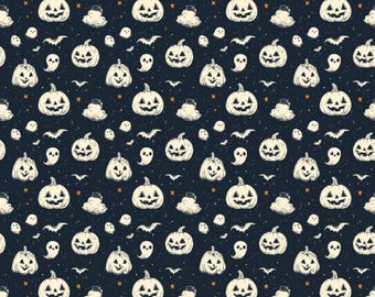 Halloween Digital Seamless Pattern Paper | Halloween Digital Download ...