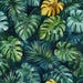 Watercolour Jungle Leaves Digital Pattern Paper for Crafting and Design ...