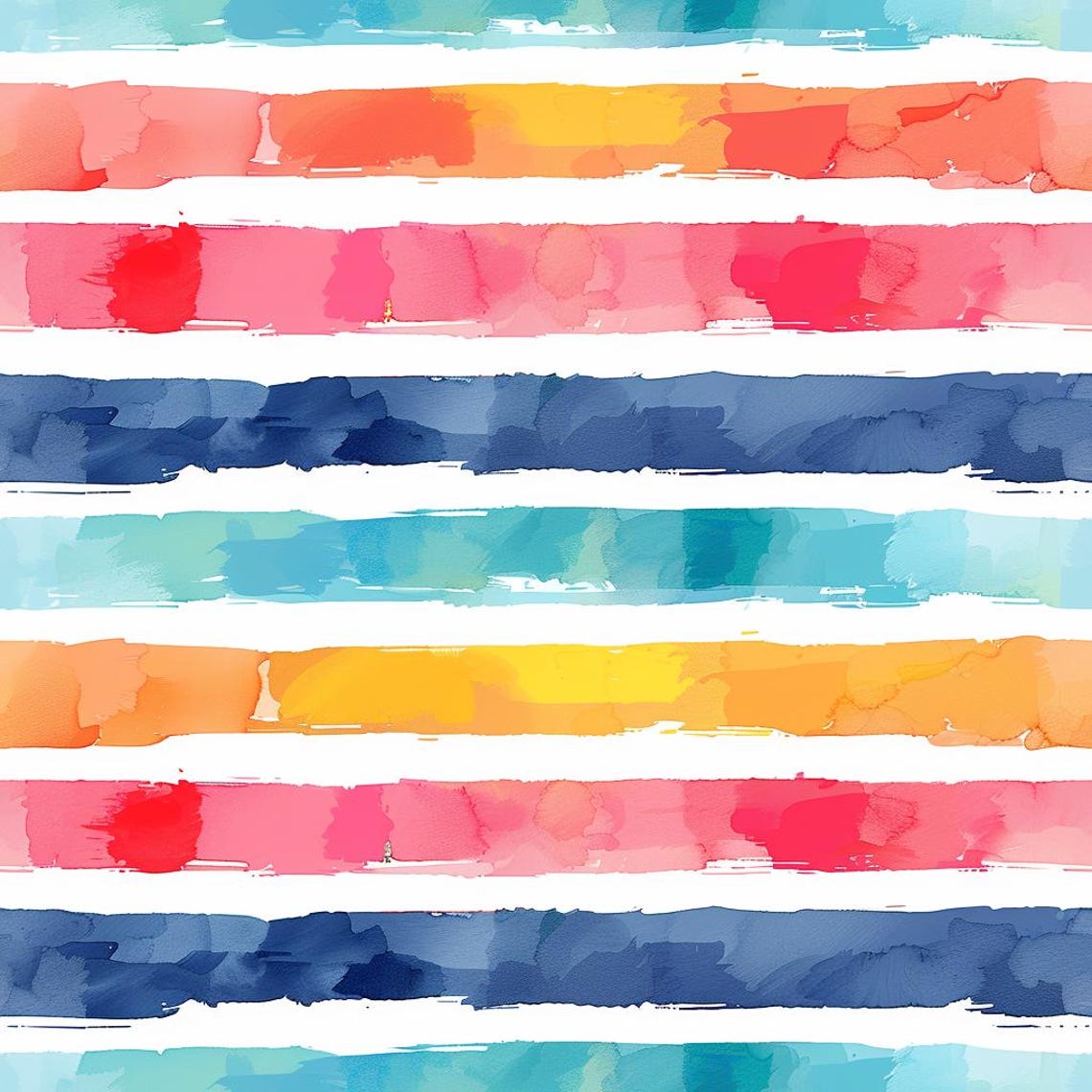 Watercolour Lines Digital Pattern Paper for Crafting and Design ...