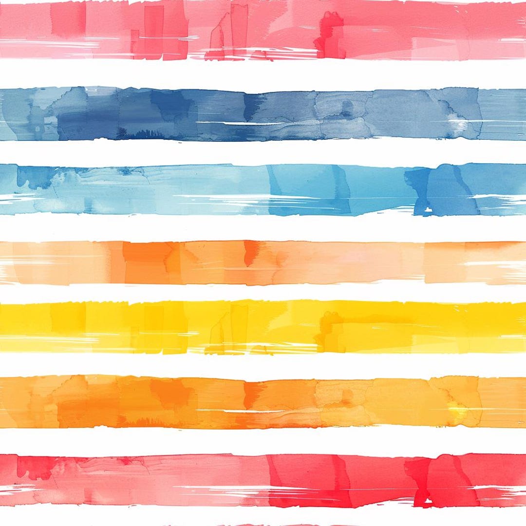 Watercolour Brush Strokes Digital Pattern Paper for Crafting and Design ...