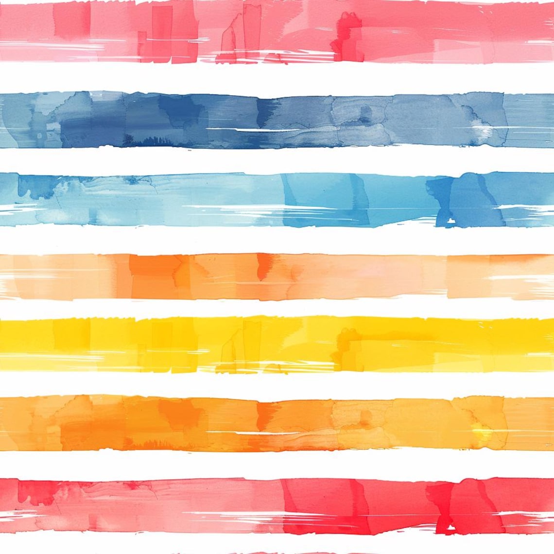 Watercolour Brush Strokes Digital Pattern Paper for Crafting and Design ...