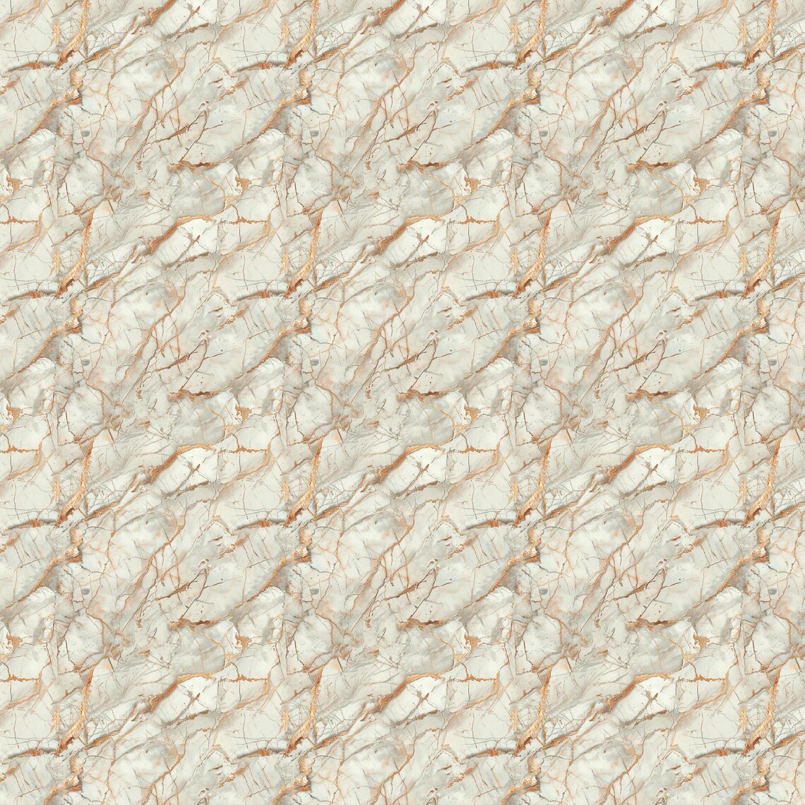 White and Gold Marble Digital Pattern Paper for Crafting and Design ...