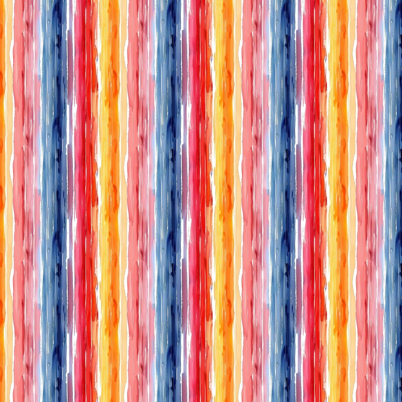 Pastel Watercolor Brush Strokes Digital Pattern Paper for Crafting and ...