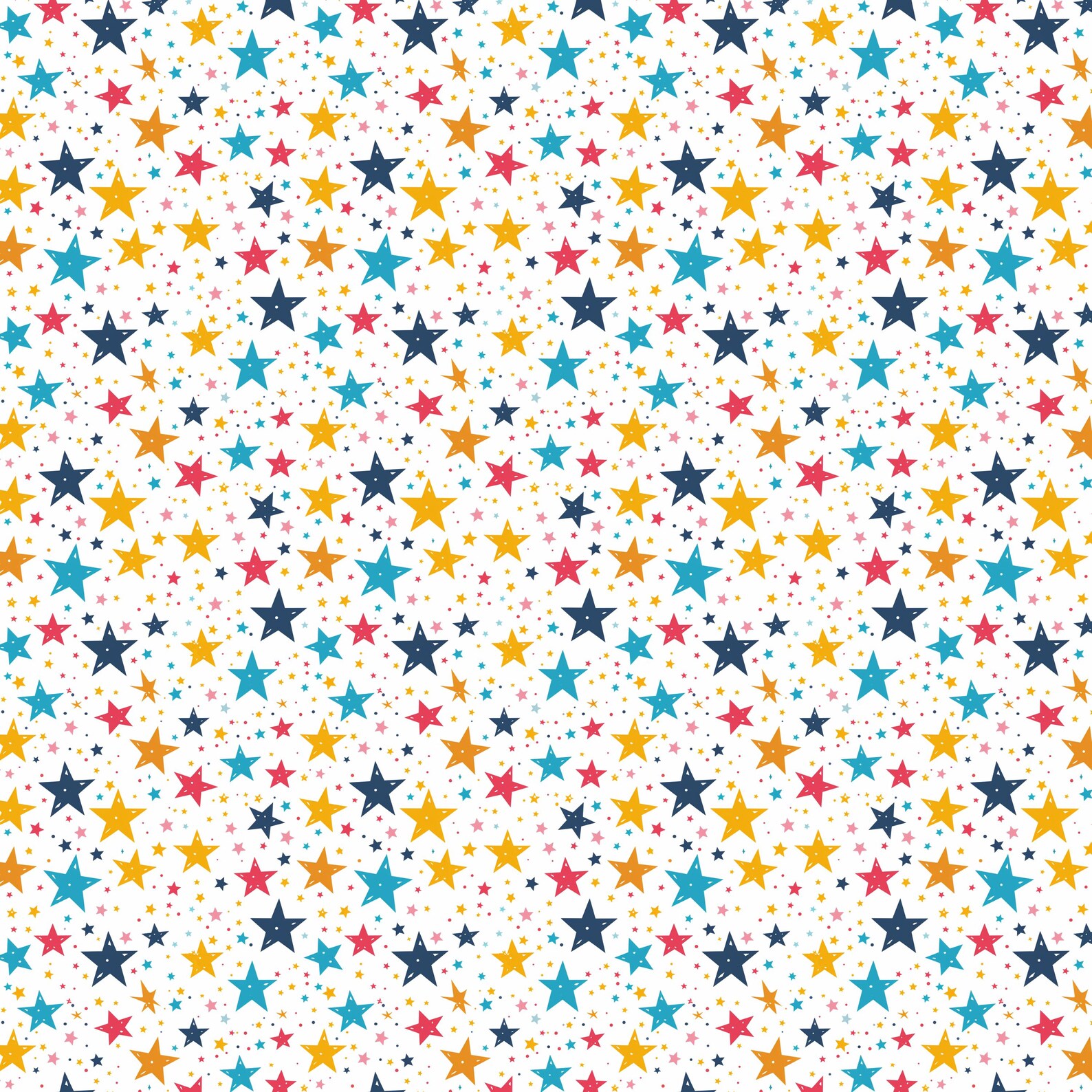 Pastel Stars Digital Pattern Paper for Crafting and Design Projects. 12 ...