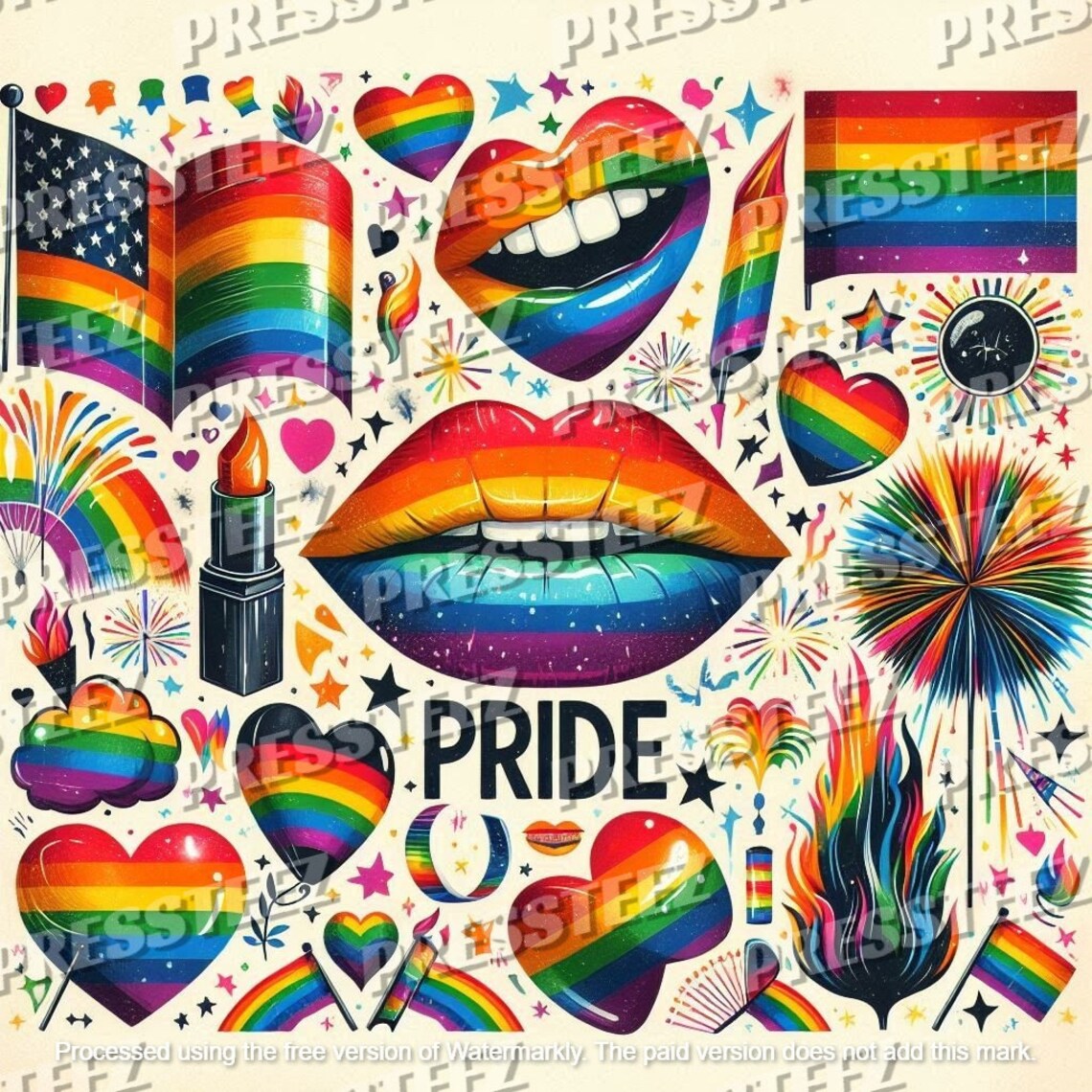 Rainbow Collages for PRIDE - Etsy
