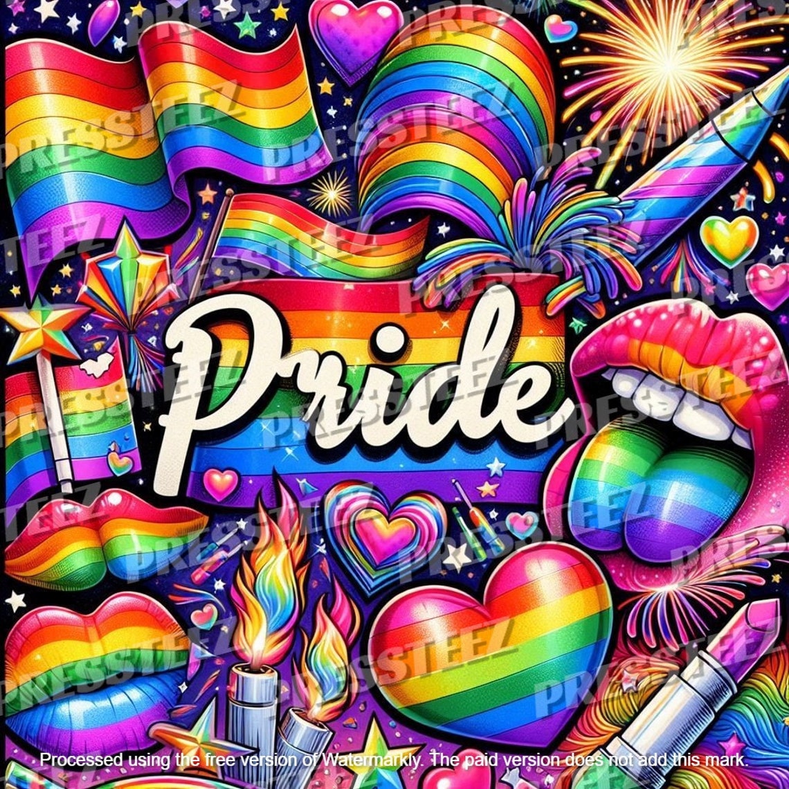 Rainbow Collages for PRIDE - Etsy
