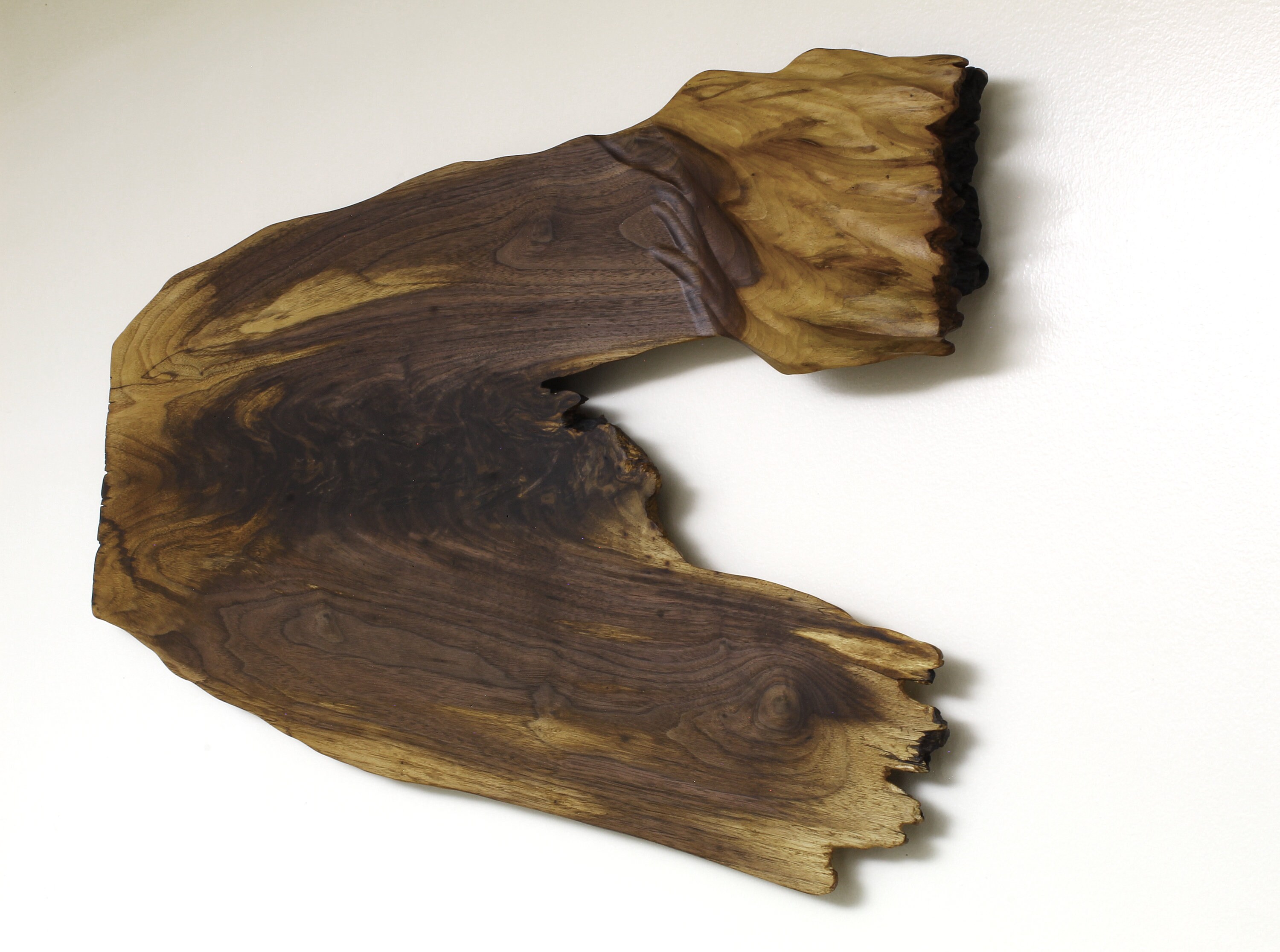 Live Edge Carved Black Walnut Slab Wall Hanging - Etsy
