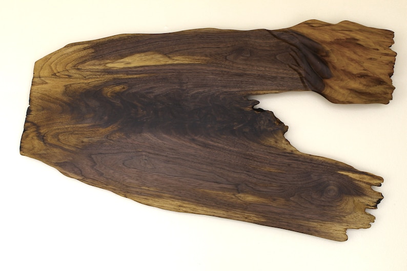 Live Edge Carved Black Walnut Slab Wall Hanging - Etsy