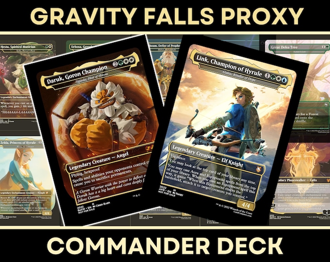 Legends of Zelda Botw Deck, Custom Commander EDH Deck, Proxy Commander Deck - Etsy