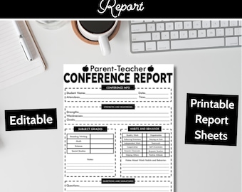 Parent Teacher Conference Template - Etsy
