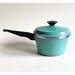 Vintage Mcm Turquoise Blue Aluminum Sauce Pan Pans Pots Kitchenware ...