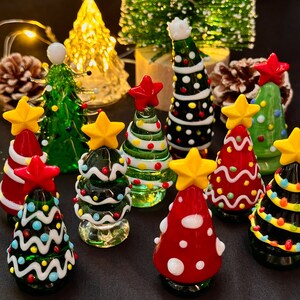 Customize Handmade Christmas Sculpture Decoration,glass Christmas Tree ...
