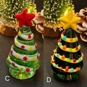 Customize Handmade Christmas Sculpture Decoration,glass Christmas Tree ...