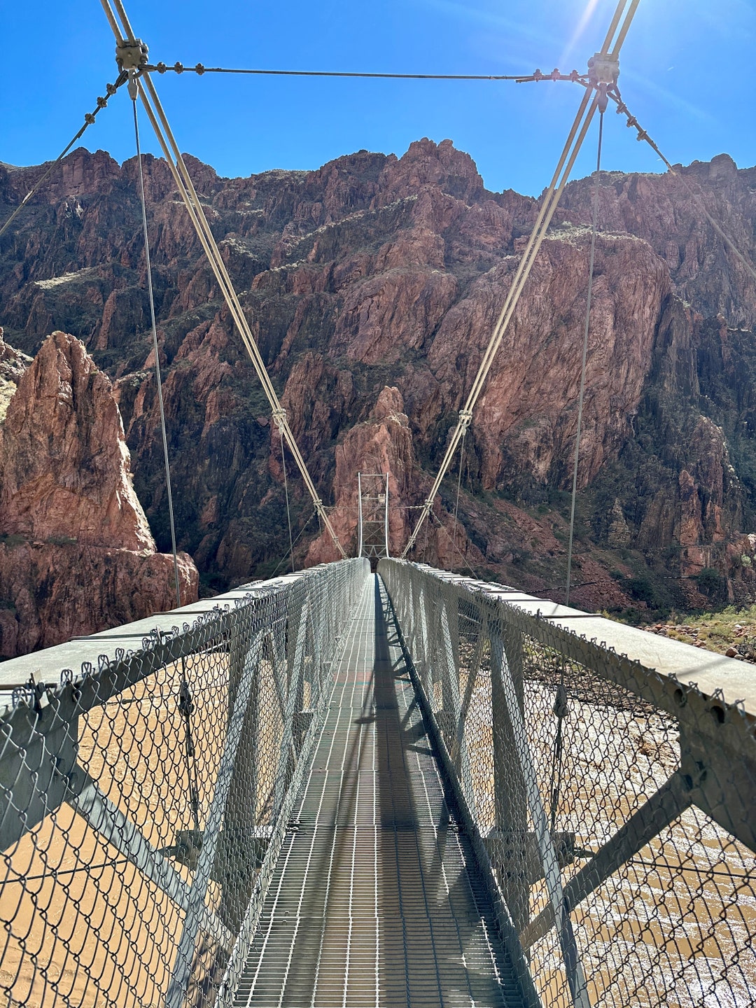 Silver Bridge, Bottom of Grand Canyon, Arizona, Grand Canyon ...