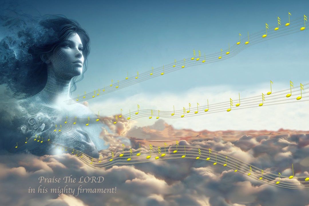 Firmament. Worship the Lord in the Spirit. Inspirational Gift for ...