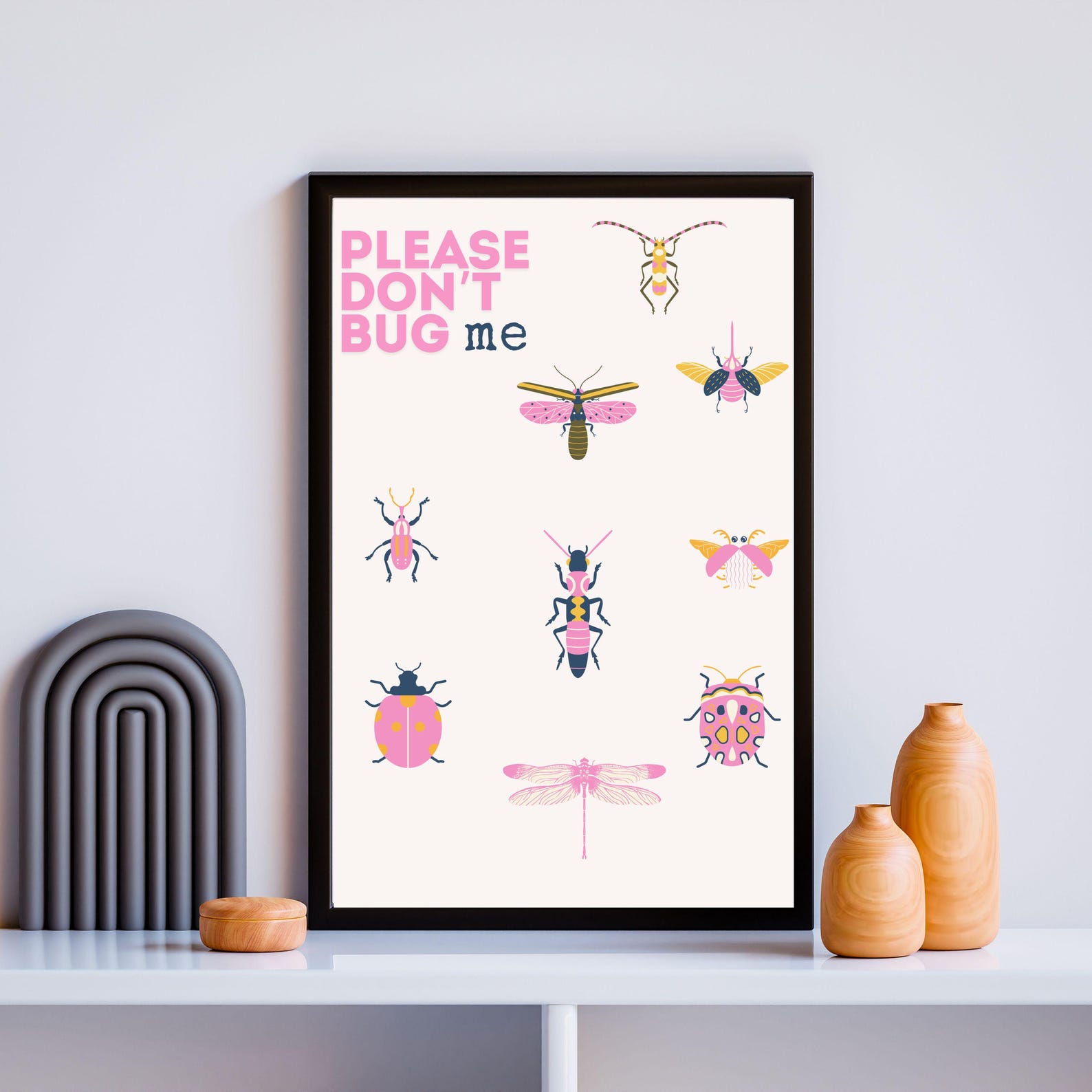 Digital Print, Bug, Art, Minimal, Download, Poster, Living Room, Dorm ...