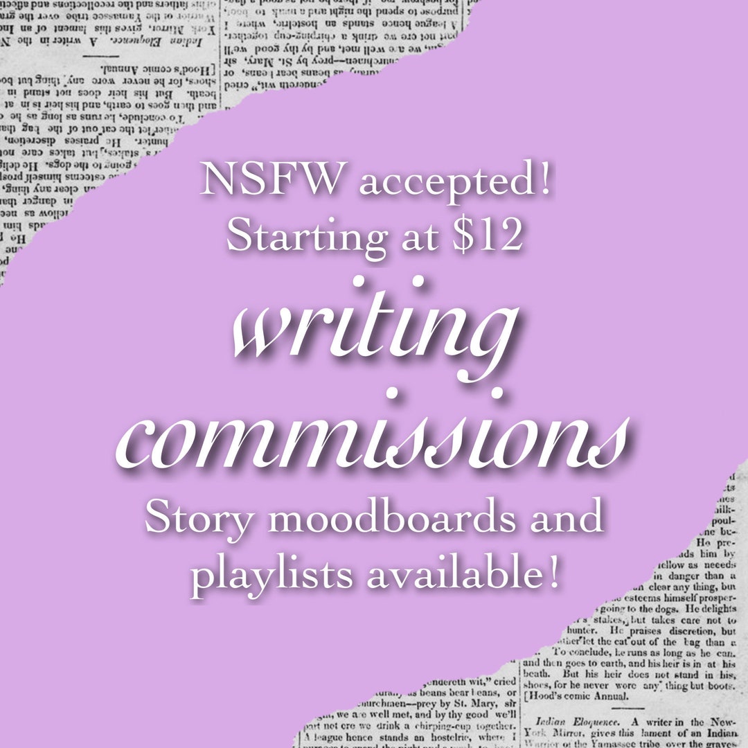 Custom Writing Commission / Fanfiction Commission [digital] - Etsy