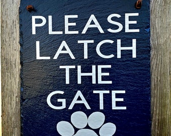 Dog Gate With Latch - Etsy