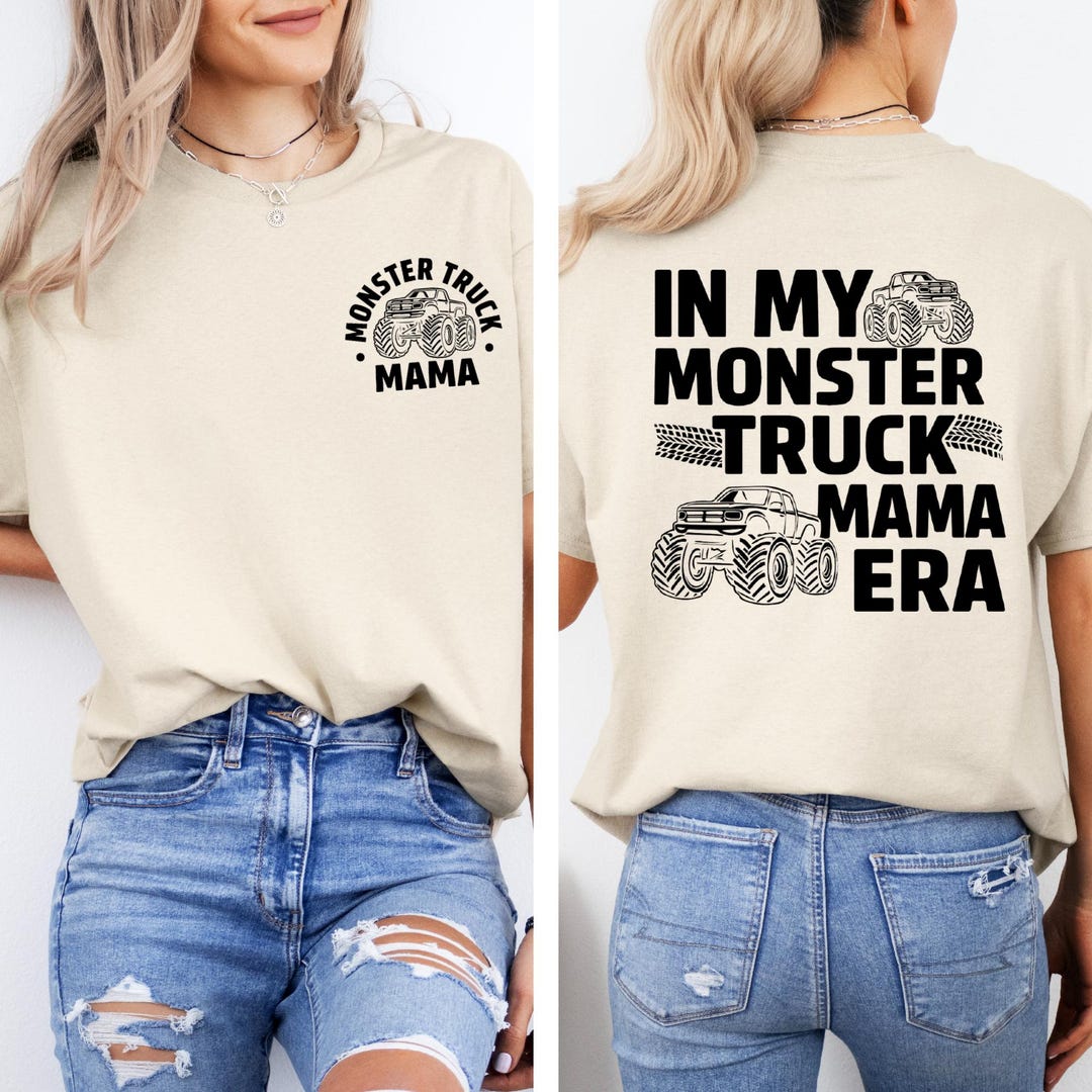 Mother's Day Monster Truck Mama Shirt,truck Mom Shirt, Monster Truck ...