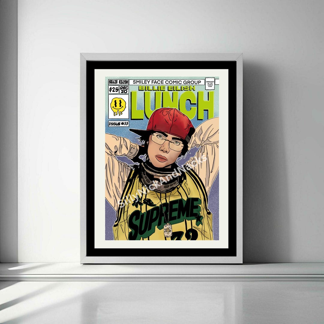 Billie - Lunch Music Video - Commic Book - Digital Download - Etsy