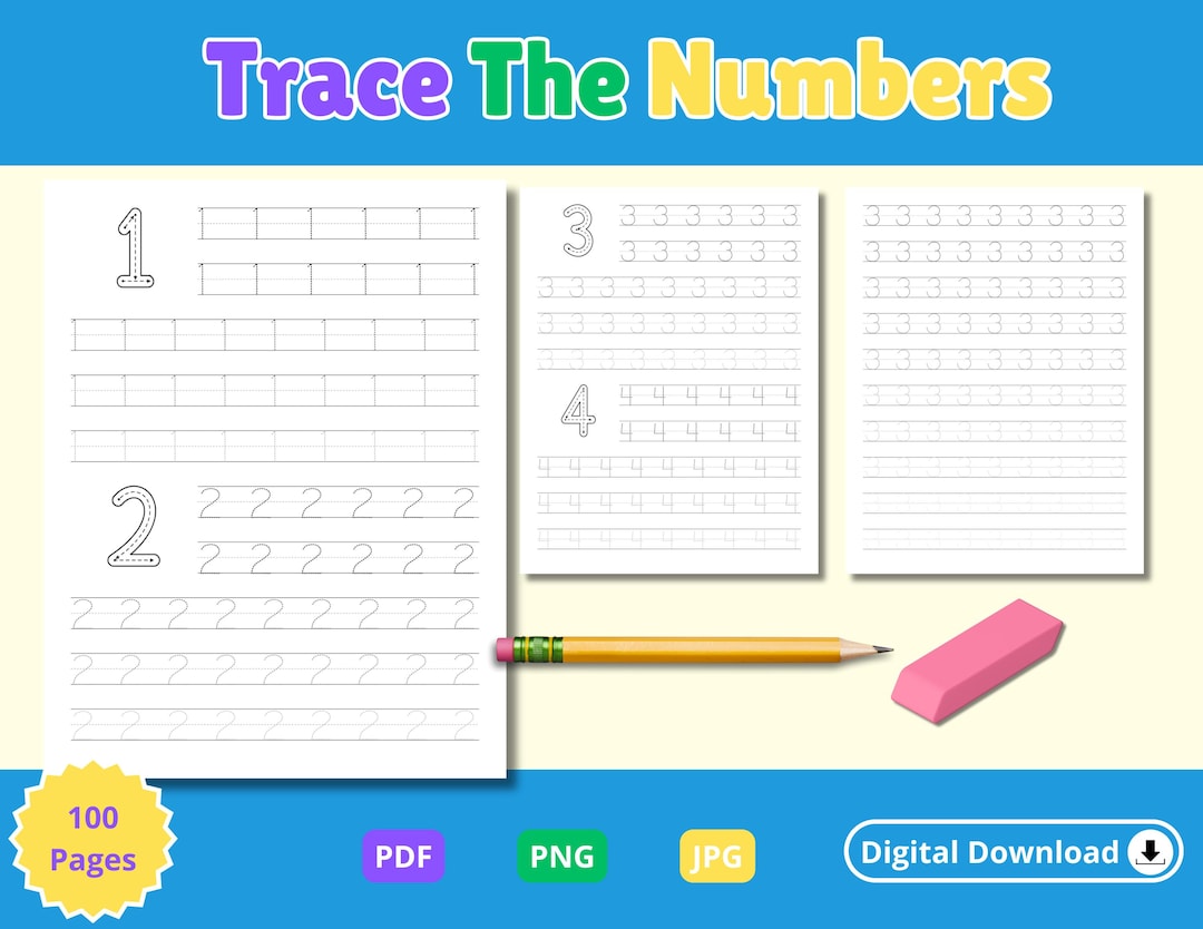 Kindergarten Worksheets: Homeschool Tracing Sheets, Back to School ...