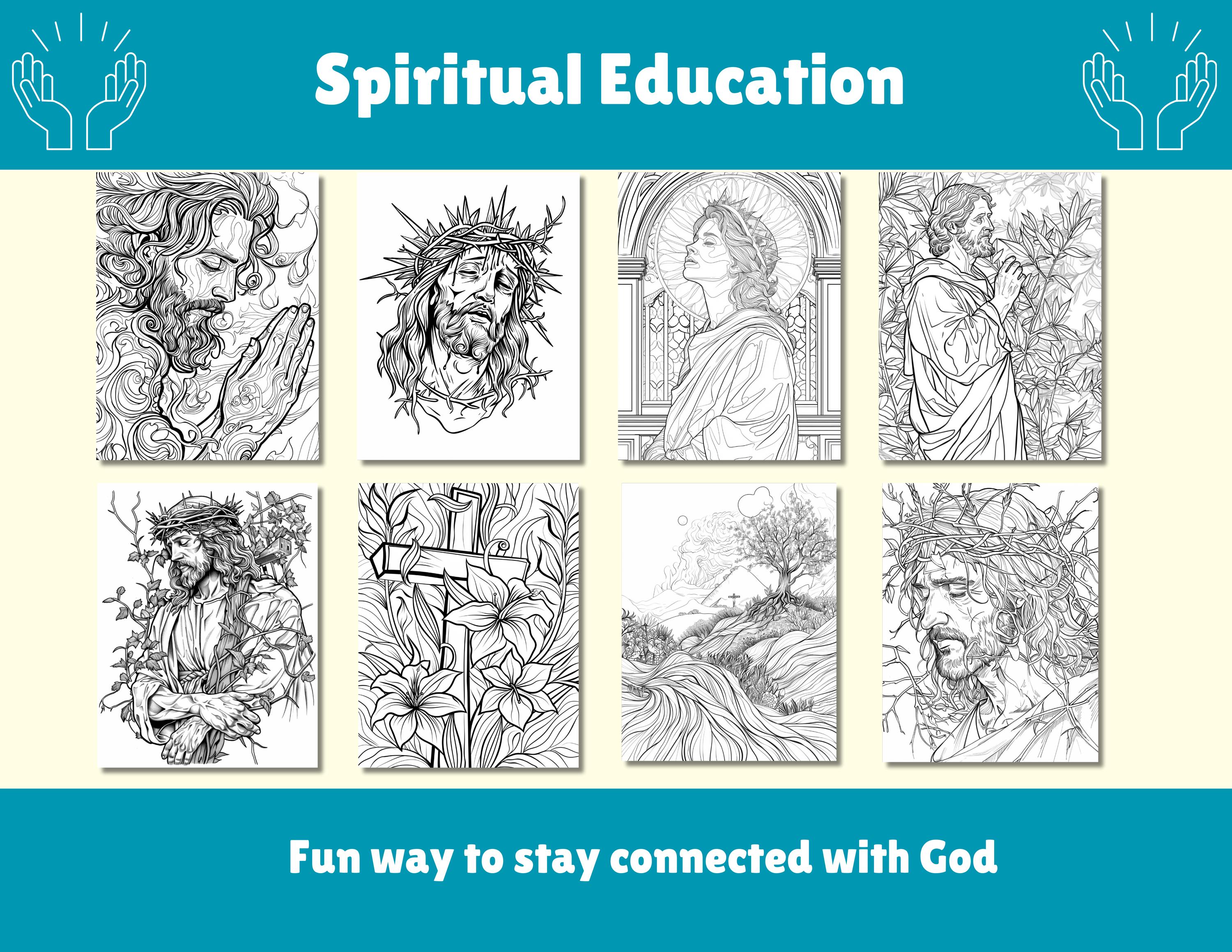 Christian Coloring Pages | Religious Education for Adults | Coloring ...