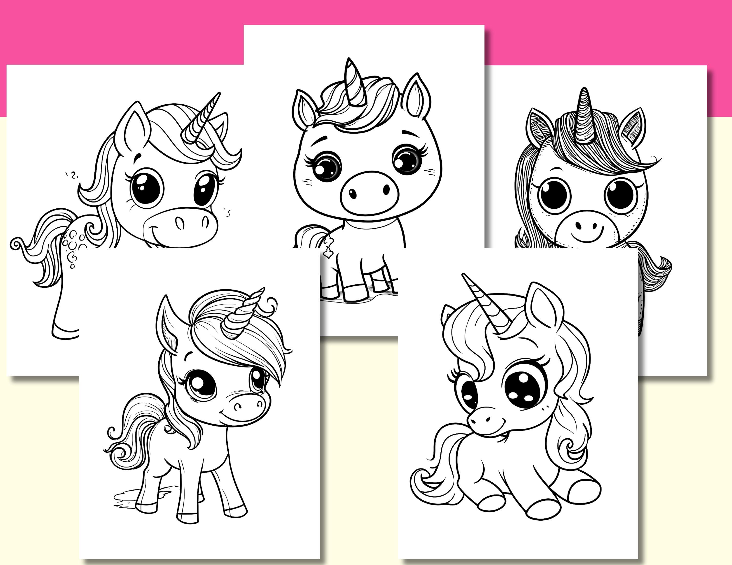 Unicorn Coloring Pages Coloring Page Childrens Colouring Sheets ...