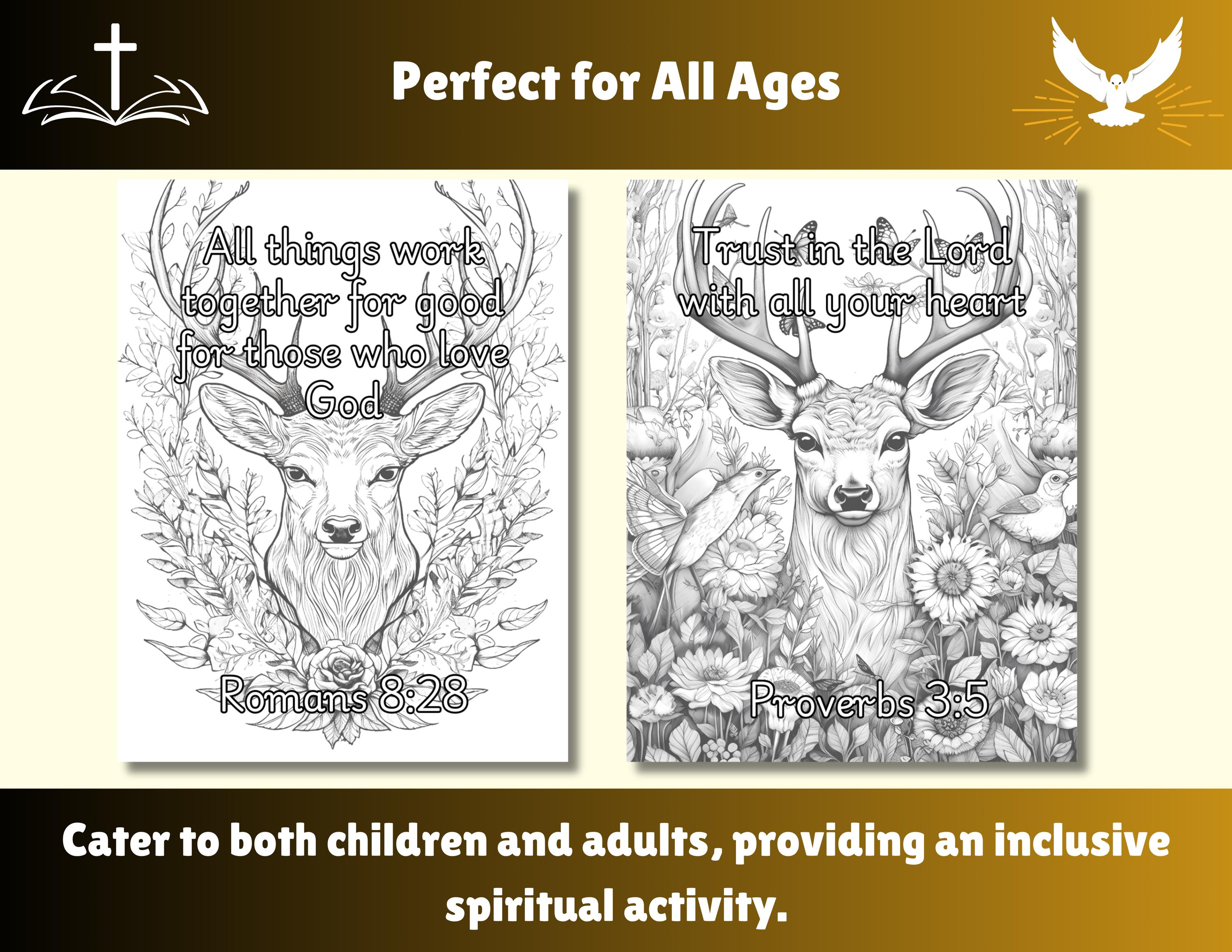 Bible Verse Coloring Pages: Printable Christian Quotes, Inspiring ...