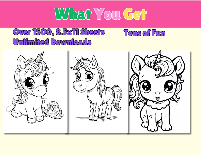 Coloring Pages Unicorn Print Childrens Coloring Sheets Coloring Sheets ...