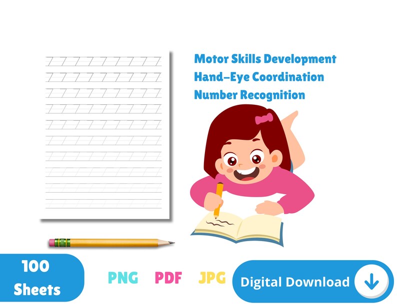 Kindergarten Worksheets: Homeschool Tracing Sheets, Back to School ...