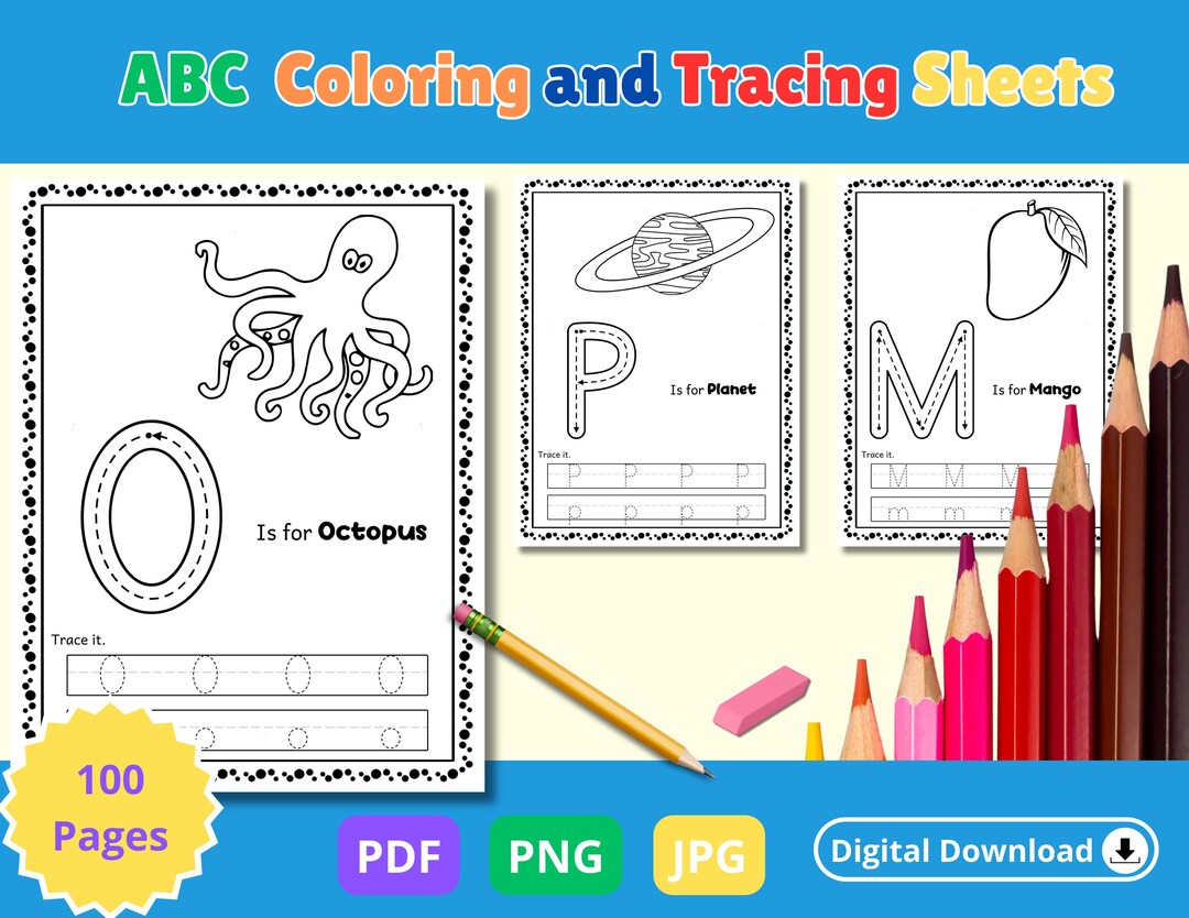 Educational Printables | Alphabet Coloring Pages | ABC Coloring Book ...