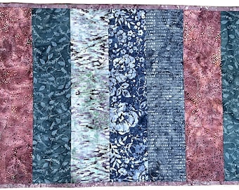 Quilted Table Runner in Natural Batiks - Etsy