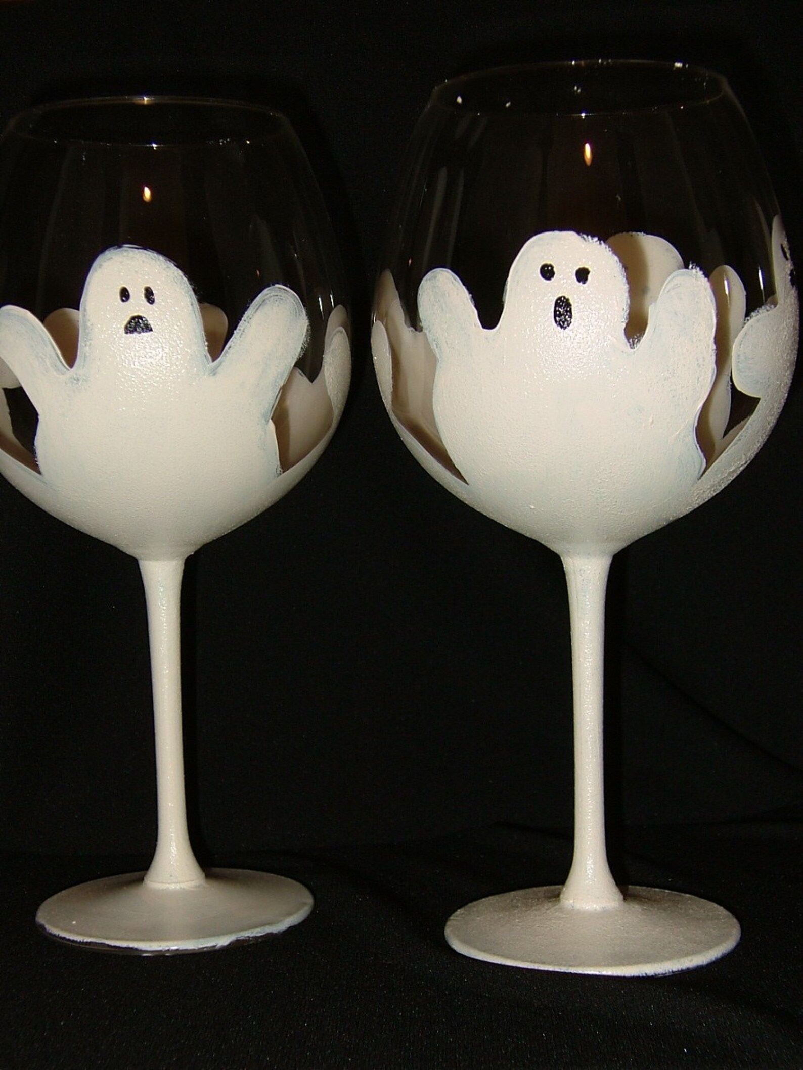 Ghost Wine Glasses - Etsy