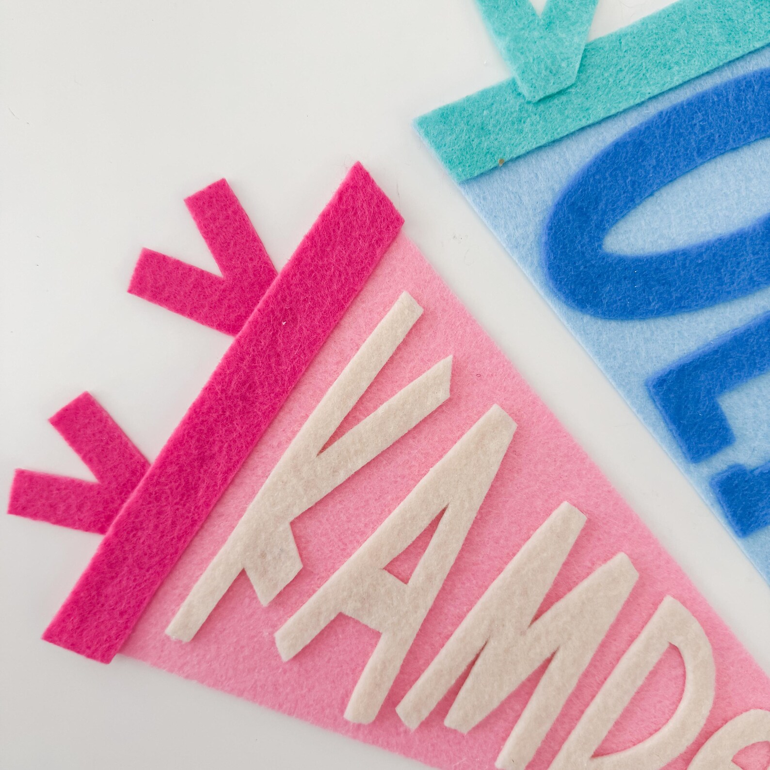 Handmade Felt Custom Name Penant Banner Flag, Boys Room Decor, Boys ...