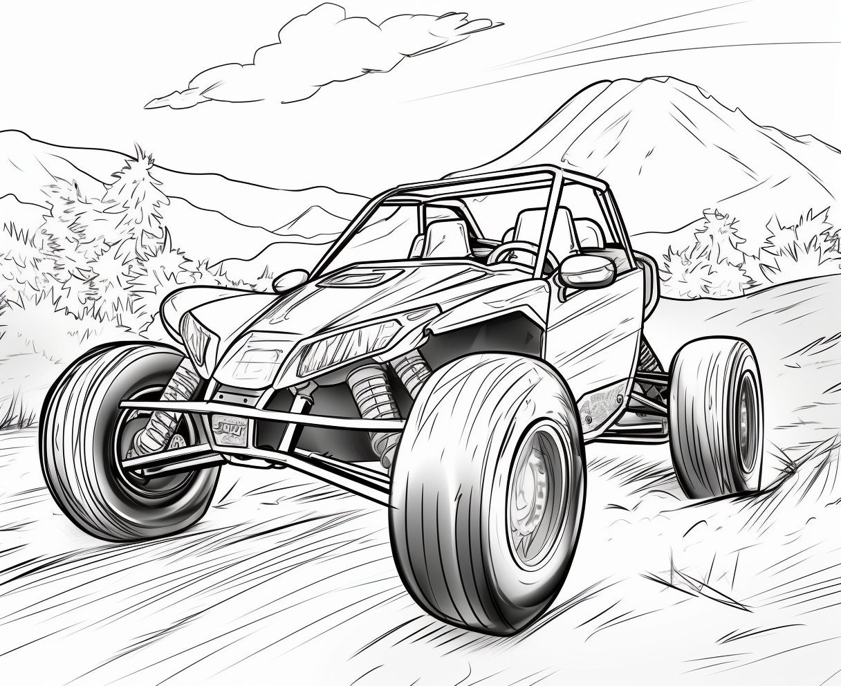 200 Coloring Pages | Sprint Cars | Coloring Book for Children and ...