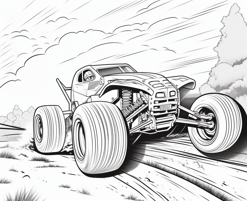 200 Coloring Pages | Sprint Cars | Coloring Book for Children and ...