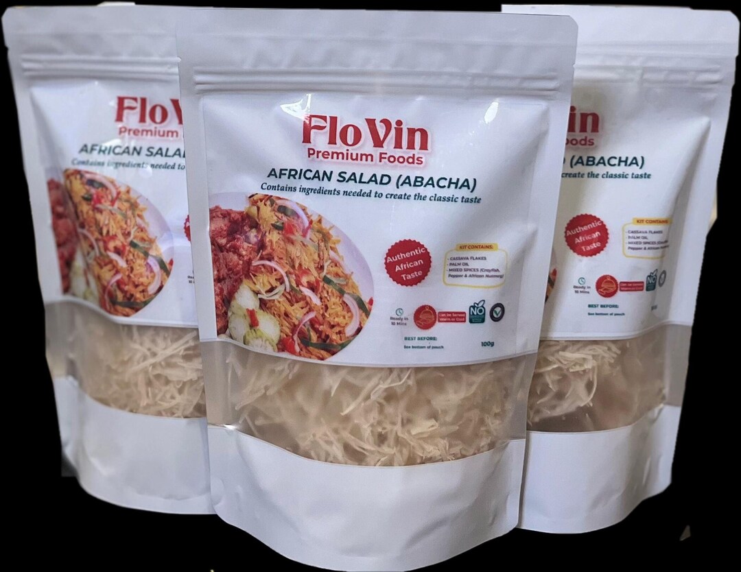 Abacha (african Salad) - With Ingredients - Etsy
