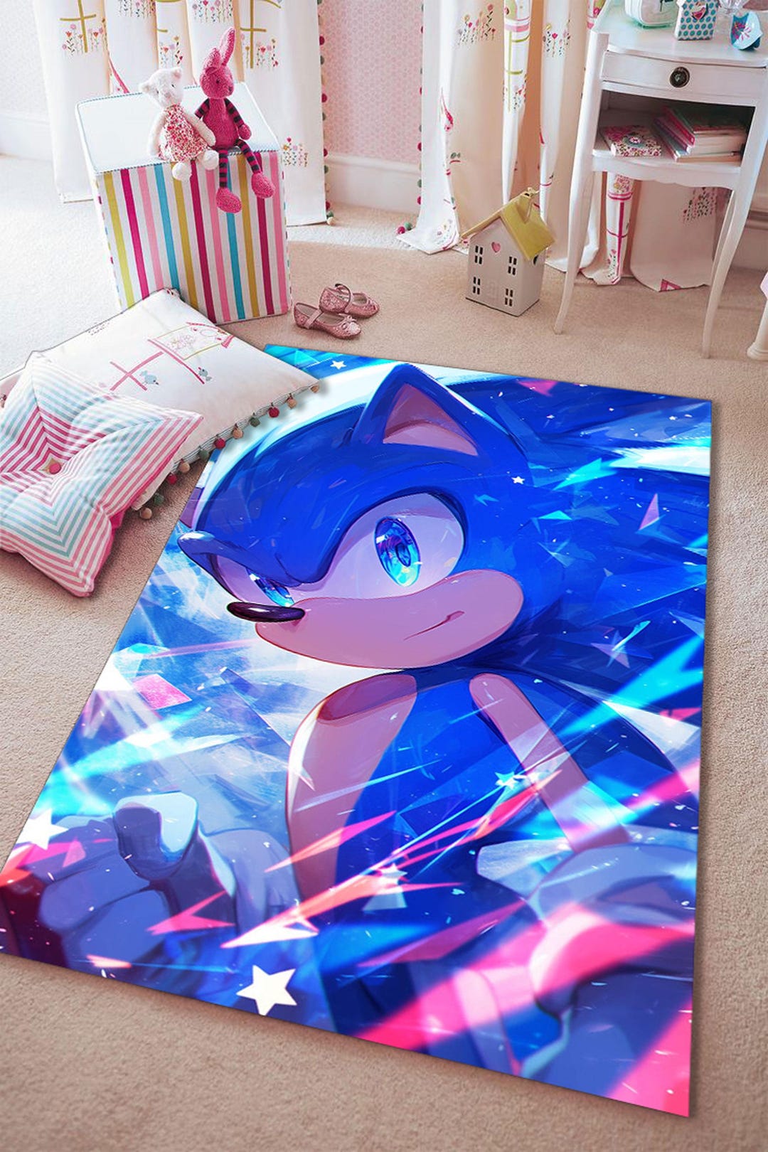 Sonic Adventure Rug -super Sonic Gaming Rug– the Perfect Gift for ...