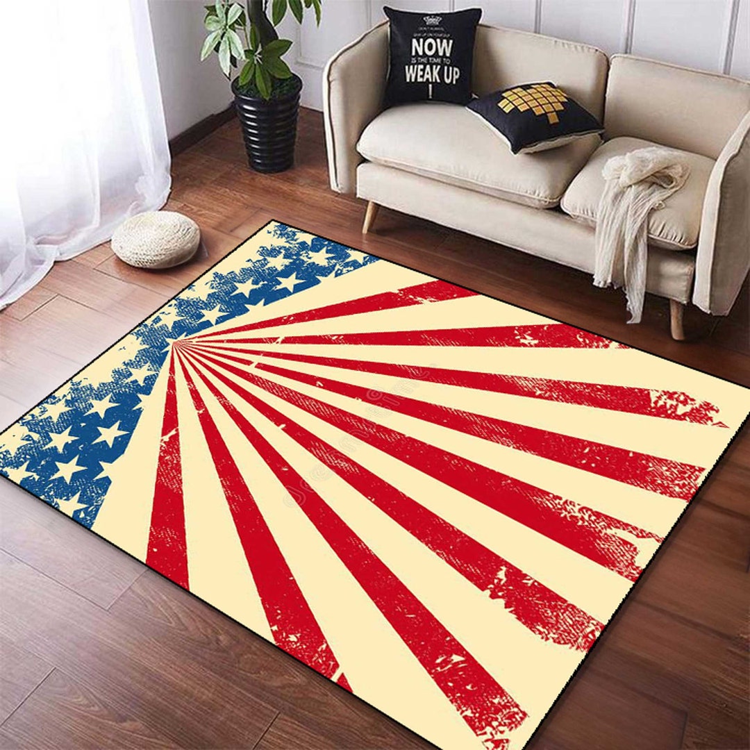 American Flag Rug, Make America Great Again Rug, American Dirty Flag ...