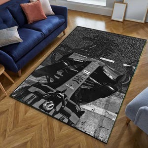 Charles Leclerc F1 Car Rug Ferrari Race Car Rug, Stunning Racing Car ...