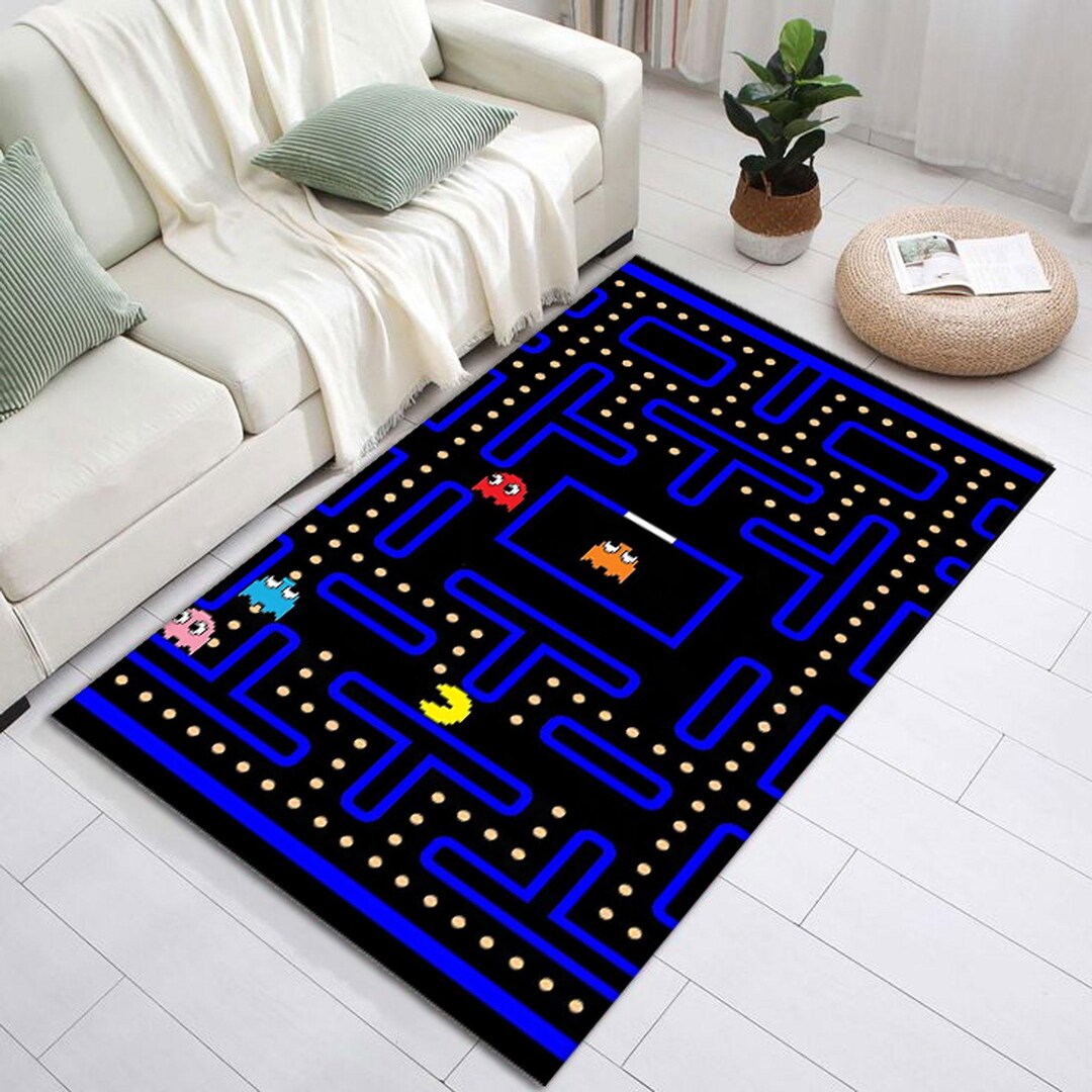 Retro Gaming Rug – Pixel Art for Modern Spaces-decorate With Gaming ...