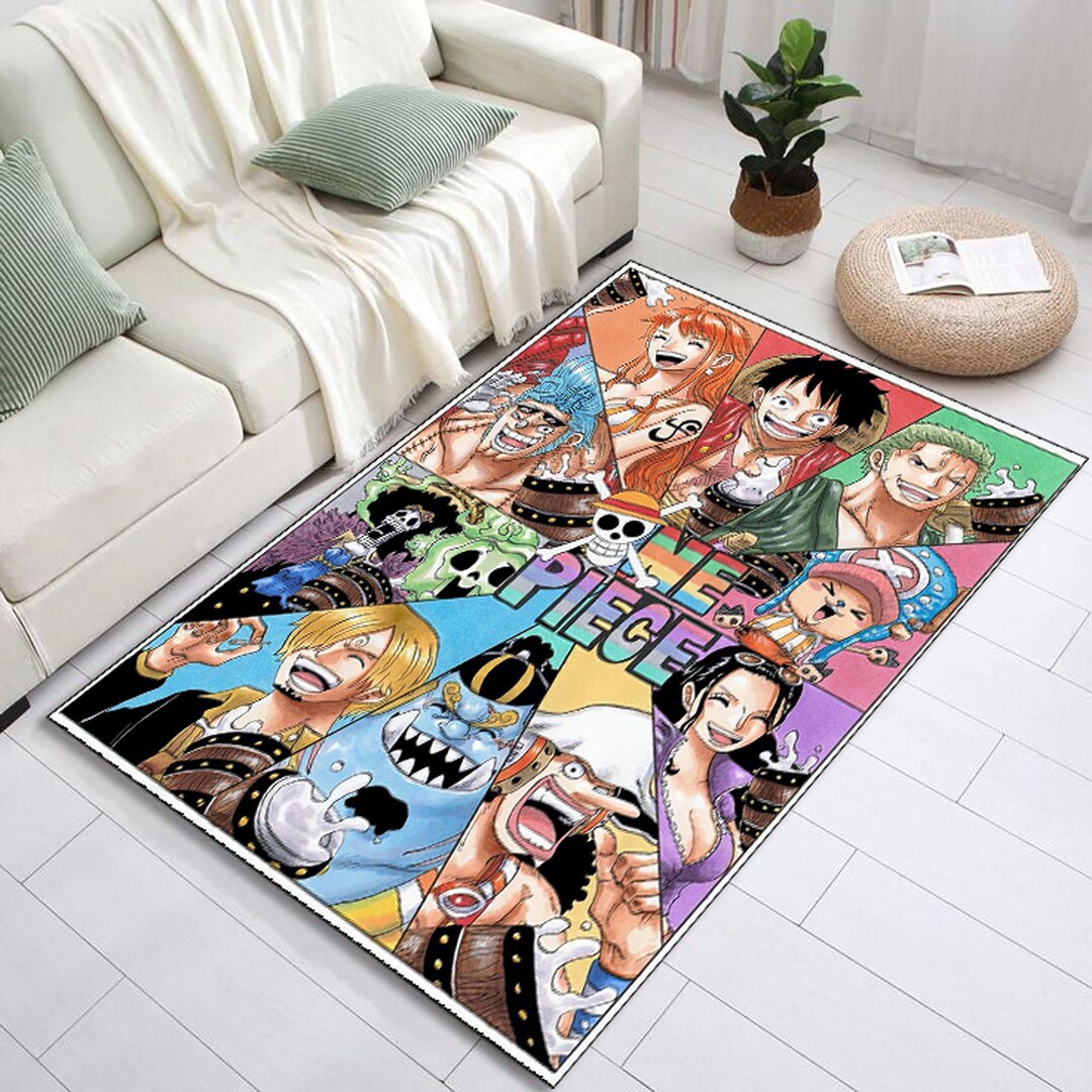 Monkey D. Luffy Rug One Piece Rug Luffy & Crew One Piece Rug Straw Hat ...