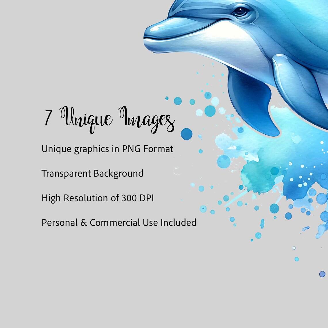 Sealife Watercolor Clipart Bundle, Ocean Theme Illustrations, Sea ...