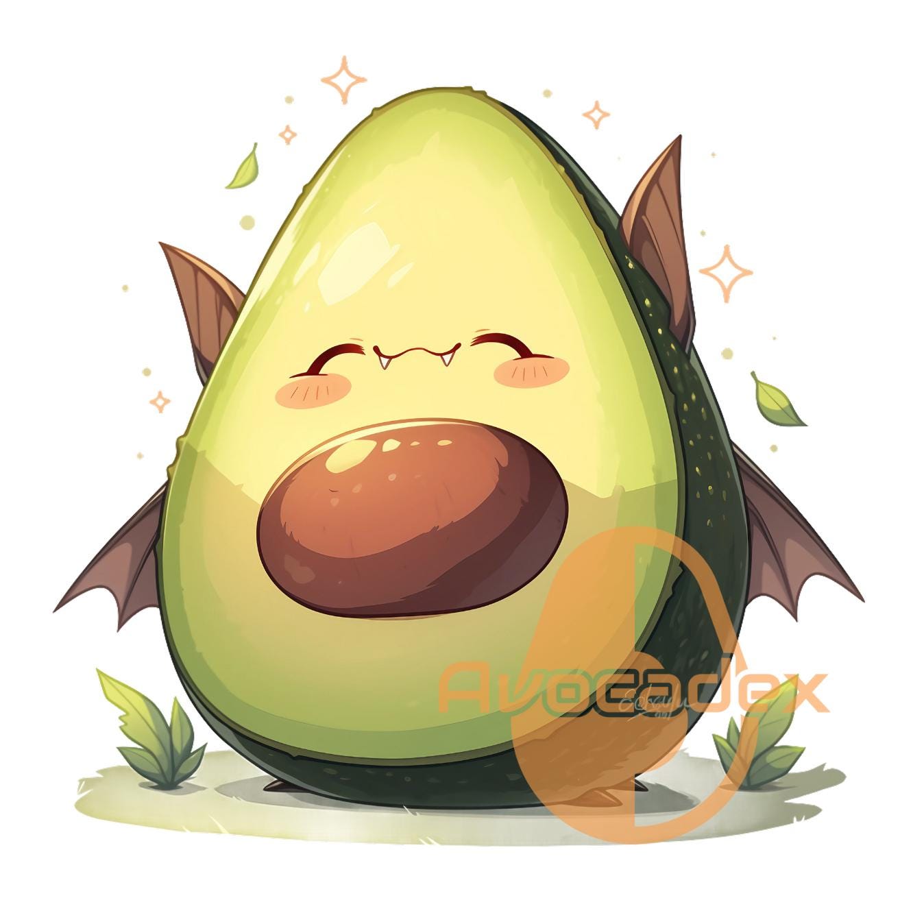 Cute Avocado Halloween Themed Clipart Bundle, 200 Pngs, Avocados ...