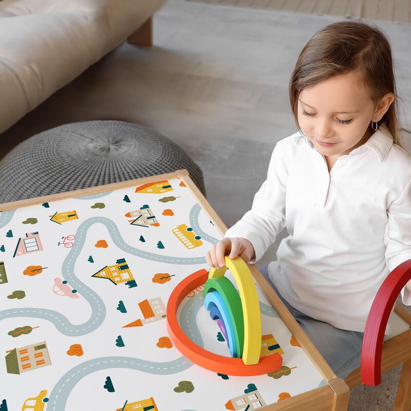 Train Table Decal - Etsy