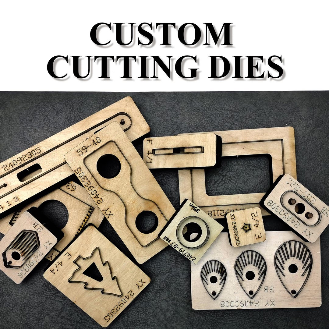 Custom Clicker Cutting Die, Sizzix Machine Mold,wood/acrylic Base, Rule ...