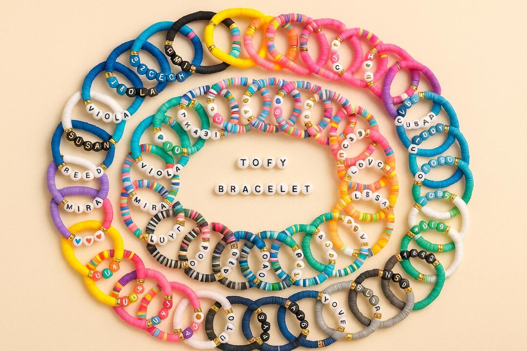 Custom Friendship Bracelets – Personalized Beaded Name Jewelry, Bulk ...