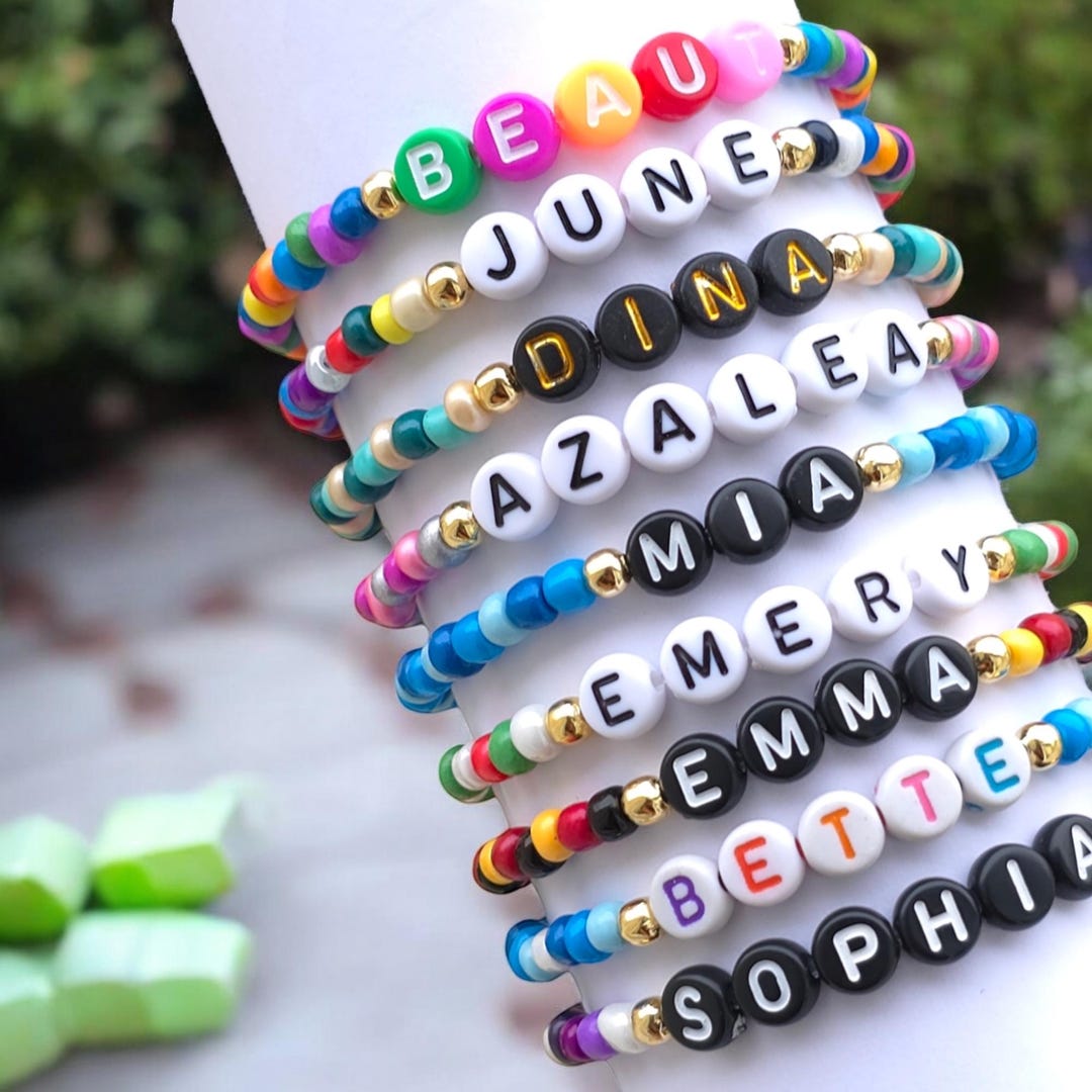 1-25-50-100-200-1000 Friendship Bracelet, Bulk Bracelet, Personalized ...