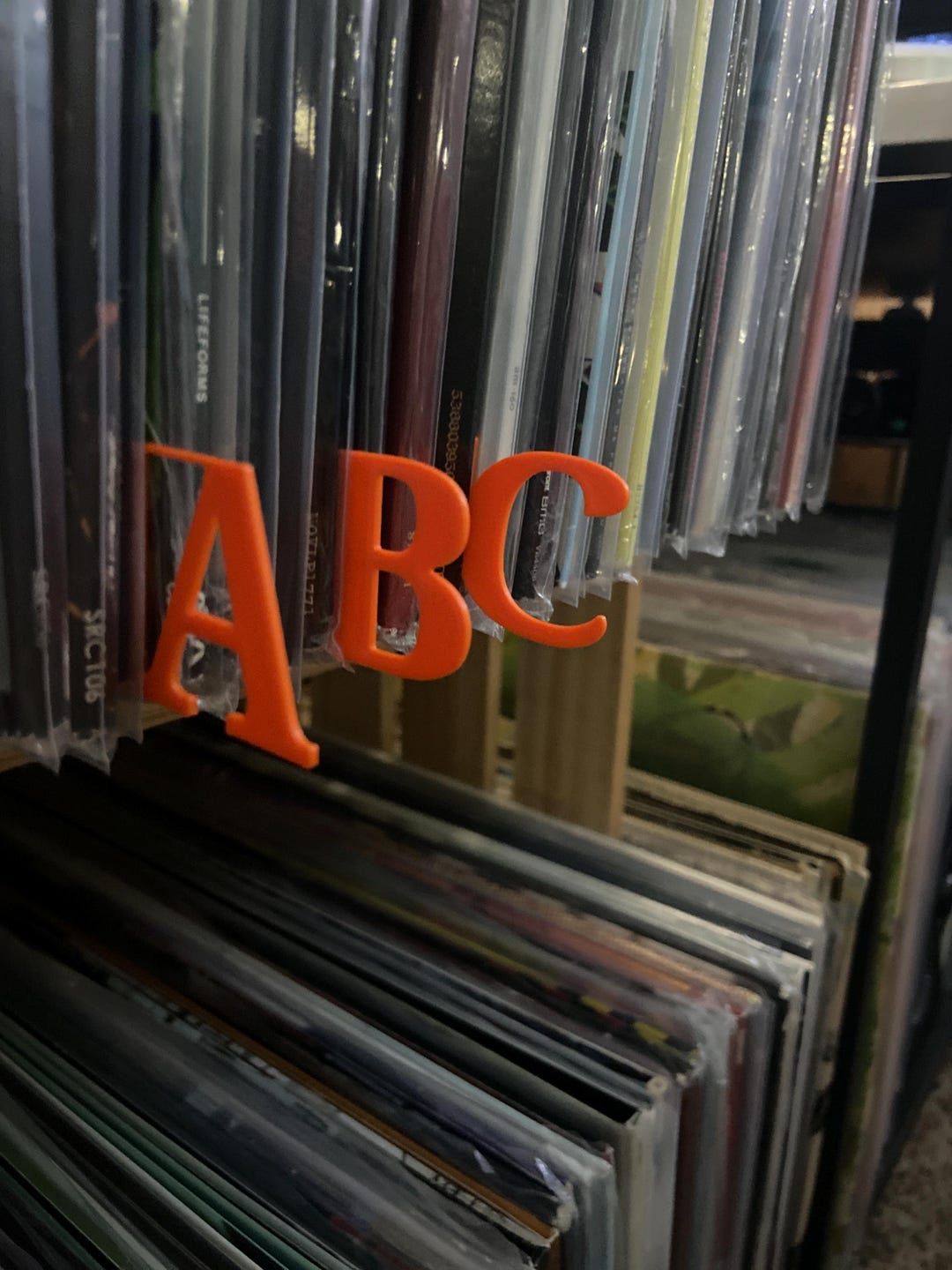 Vinyl Record Divider A-Z, Alphabetical Shelf Organizer - Etsy