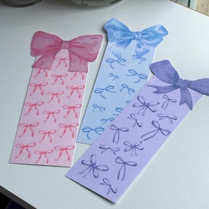 Bow Bookmarks Book Accessories, Cute Bookmark, Bookish, Book Worm, Book ...